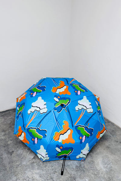 CGH032 || FUWA FUWA UMBRELLA || FOLDED SKYBLUE – Cassey Gan