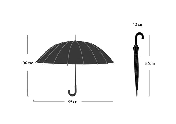 CGH038 || FUWA FUWA UMBRELLA || BLACK – Cassey Gan